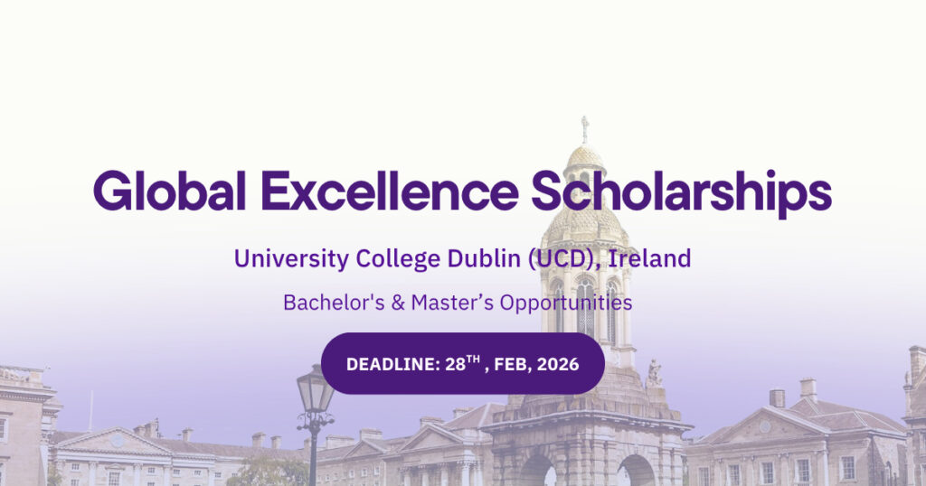 UCD Global Excellence Scholarship | MD Guidance 2026
